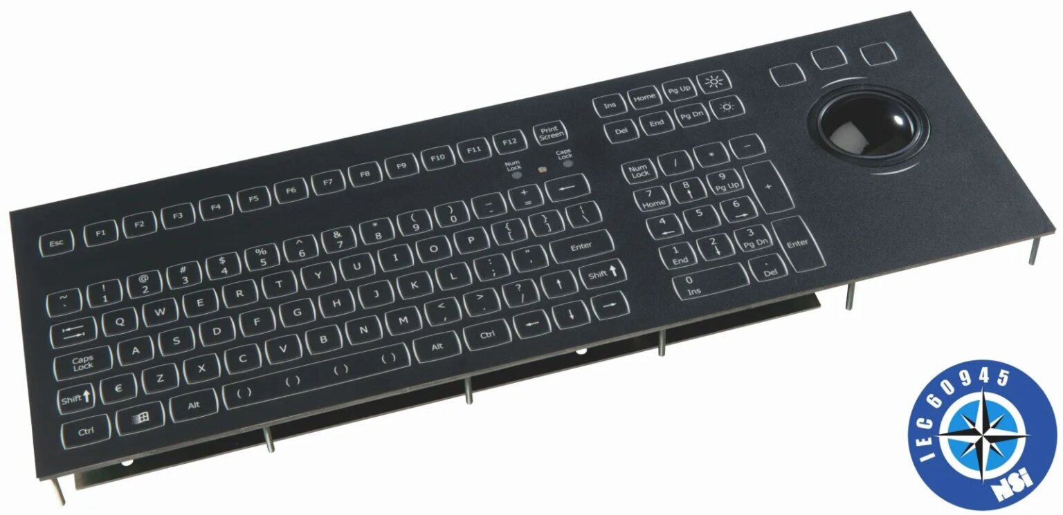 Keyboard, Trackball, be-azerty, desktop, USB - MH Productcatalogus