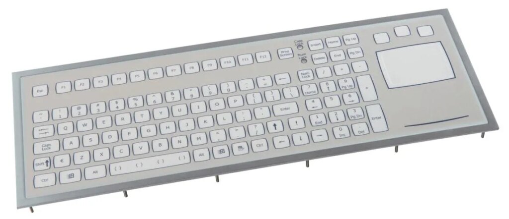 Keyboard, touchpad, us-qwerty, panel mount, USB - MH Productcatalogus