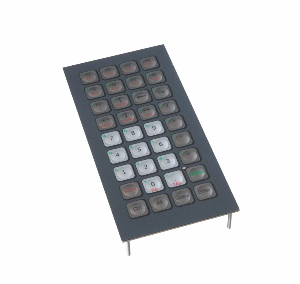 Keyboard, no pointer, panel mount, PS2 - MH Productcatalogus