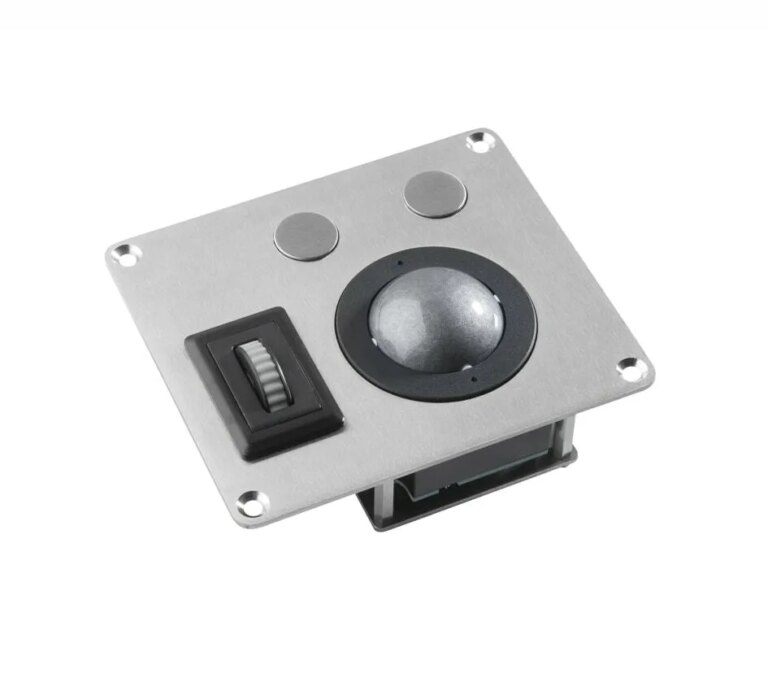 Trackball, panel mount, USB - MH Productcatalogus