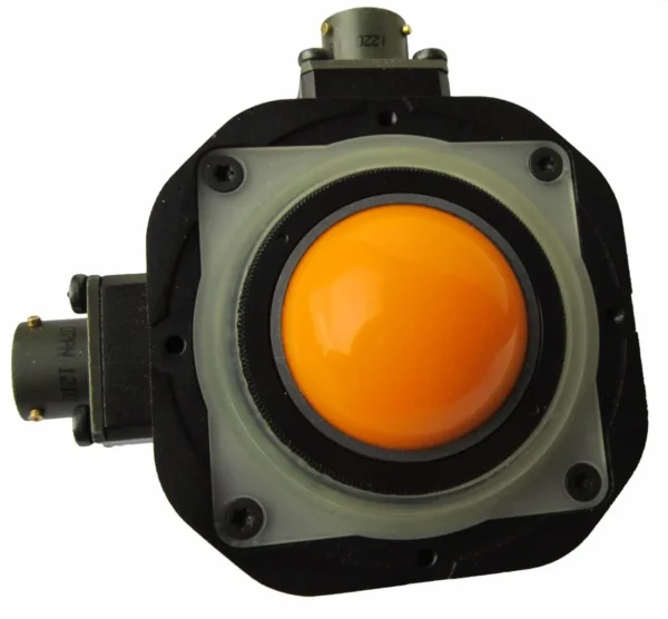 Rugged trackball, 38mm diameter, yellow ball, USB interface, IP65 - MH ...