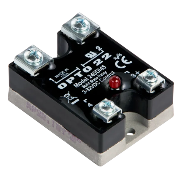 240 VAC, 45 Amp, DC Control Solid State Relay (SSR) with LED Indicator - MH Productcatalogus