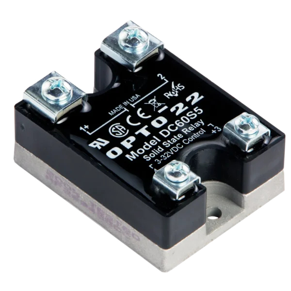 60 VDC, 5 Amp, DC Control Solid State Relay (SSR) - MH Productcatalogus