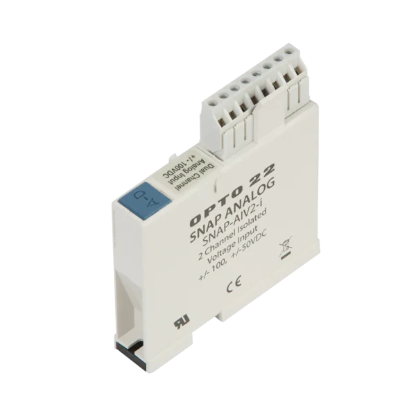 SNAP 2-Ch Isolated -100VDC to +100VDC Analog Voltage Input Module - MH ...
