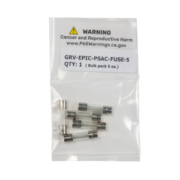 Pack of 5 2-amp 250 V slow fuses for the GRV-EPIC-PSAC power supply ...